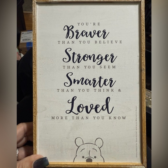 Disney | Accents | Disney Winnie The Pooh You Are Braver Stronger ...